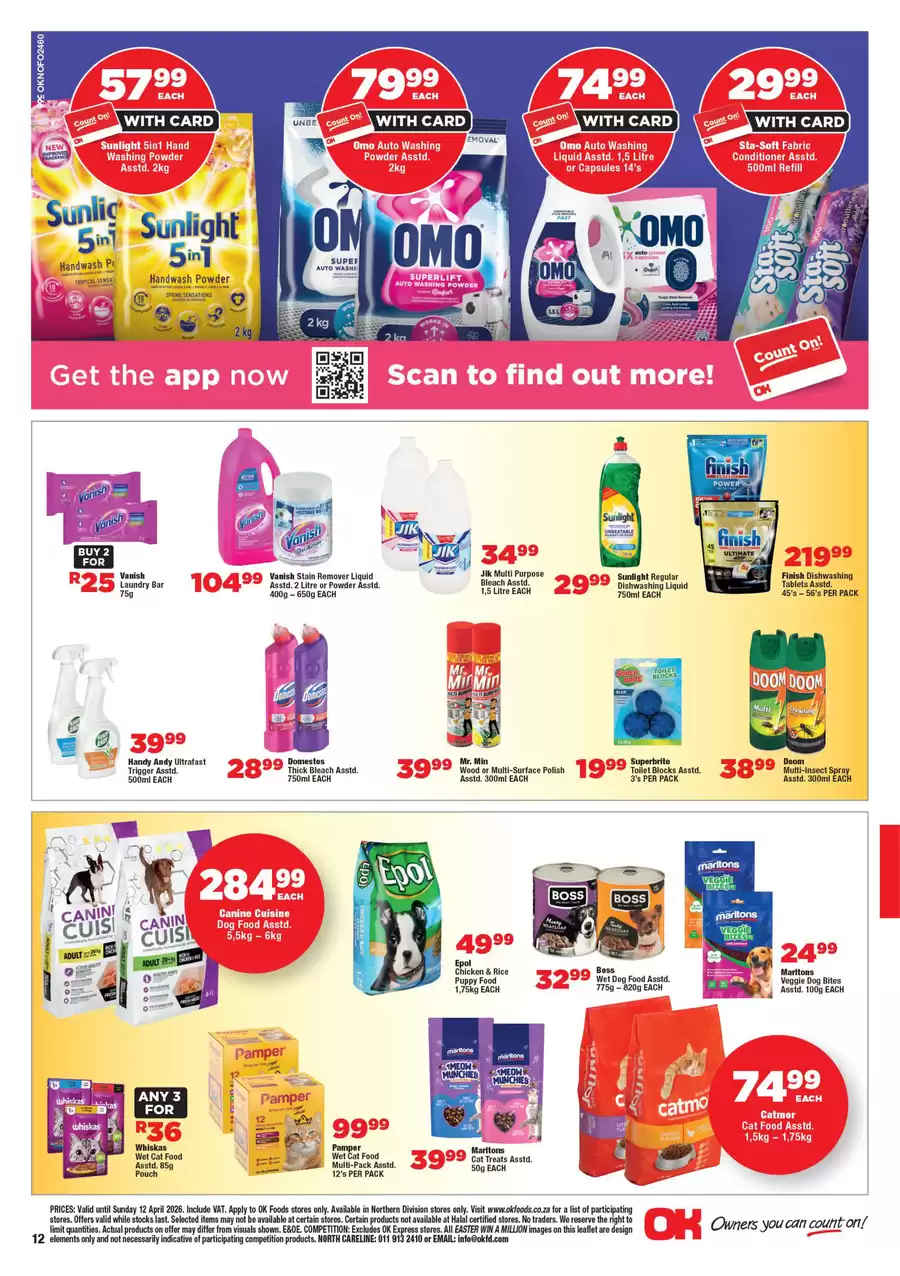 OK Foods Specials 25 March – 12 April, 2026