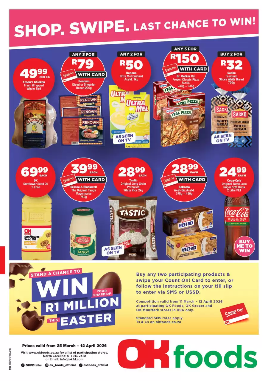 OK Foods Specials 25 March – 12 April, 2026