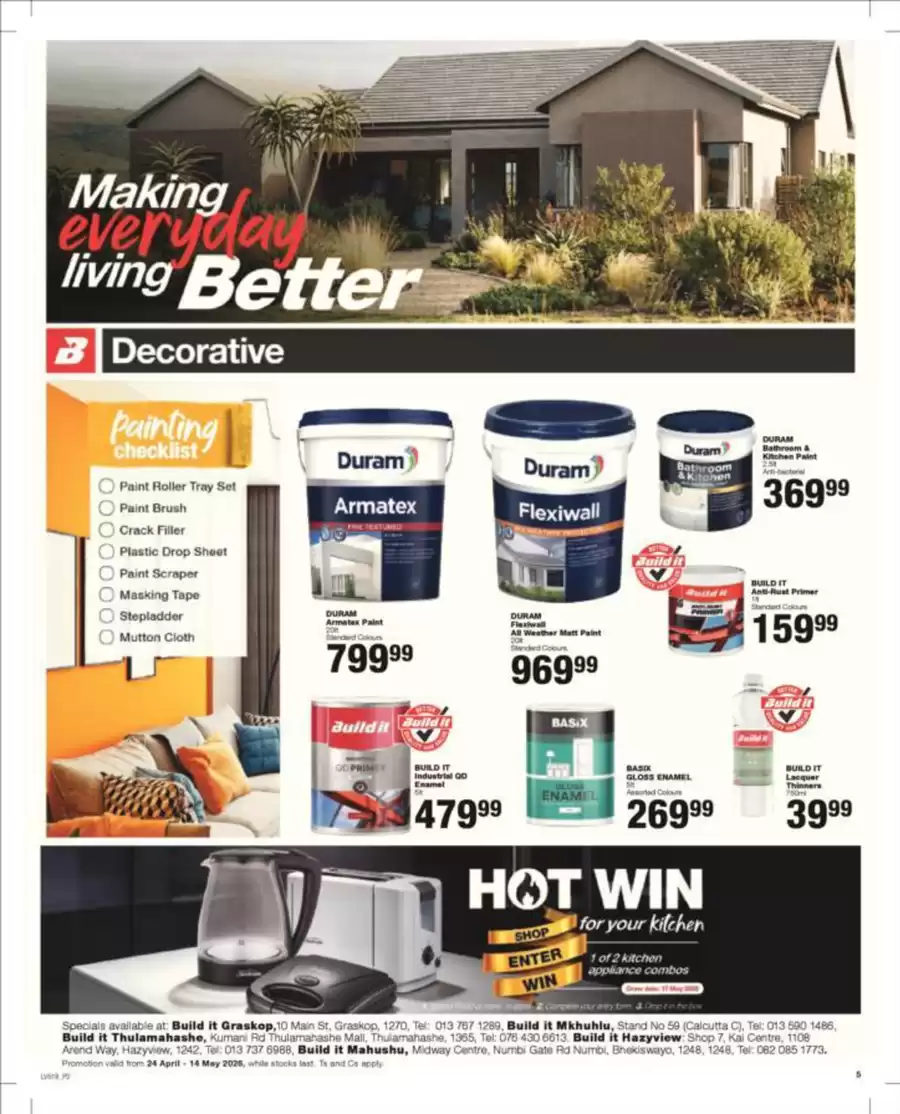 Build It Catalogue 24 April - 14 May, 2026